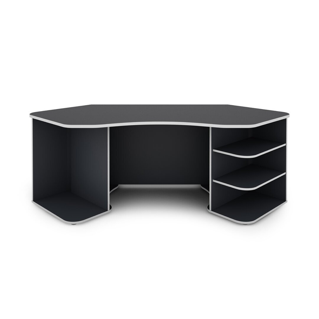 Atwell Curved Computer Desk by Wayfair | ufurnish.com
