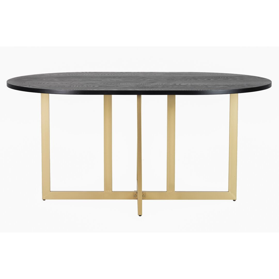 160 Cm Iron Trestle Dining Table by Wayfair | ufurnish.com