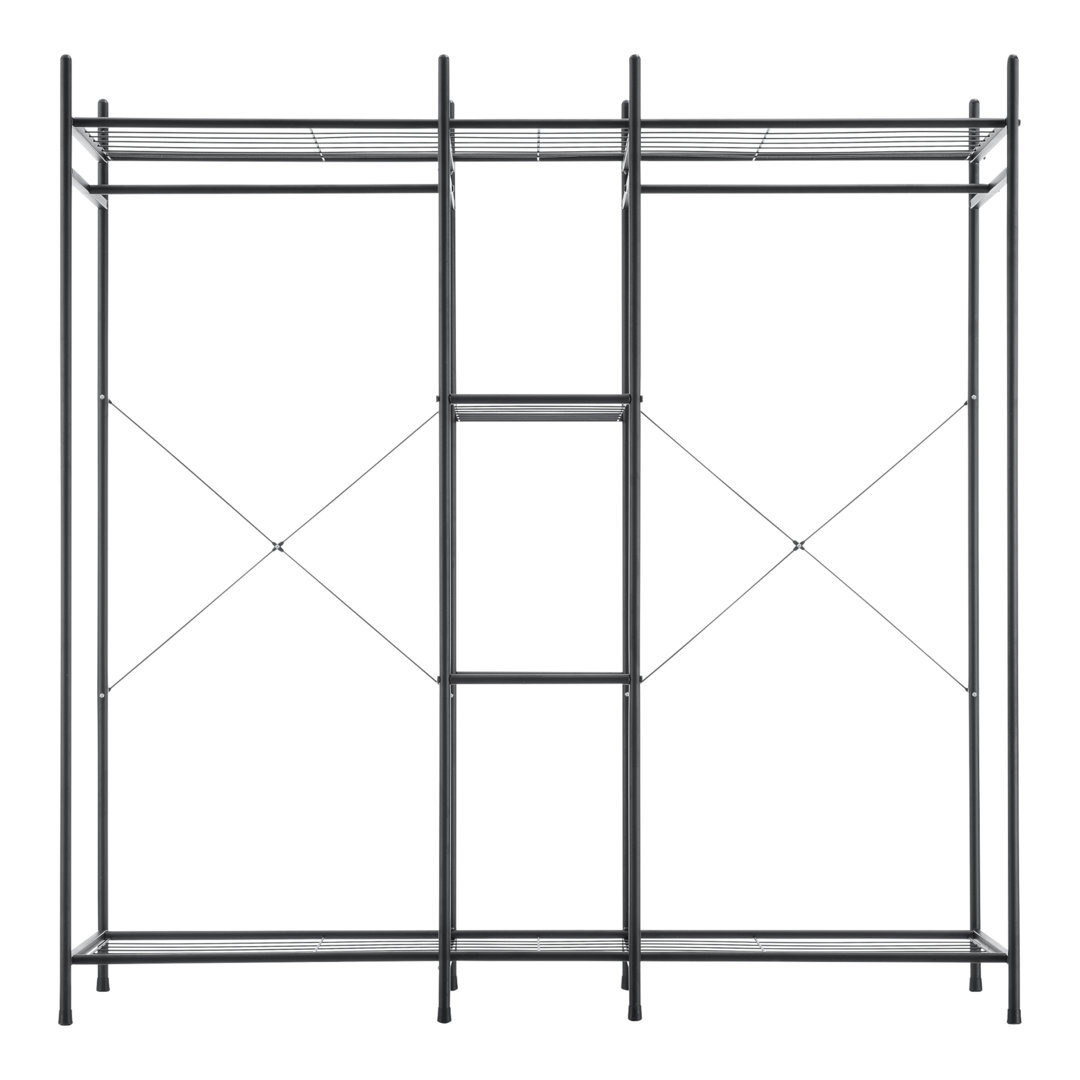 Waymire Freestanding Coat Stand with Storage in Black by Wayfair ...