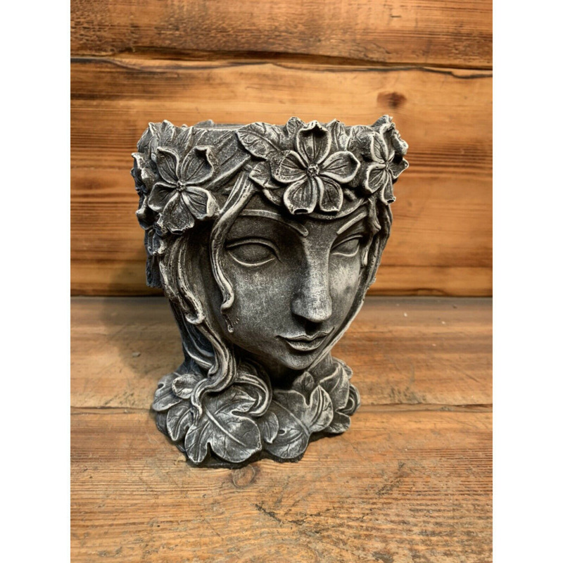 Eleri Stone Garden Female Bust Planter Plant Pot Statue by Wayfair ...