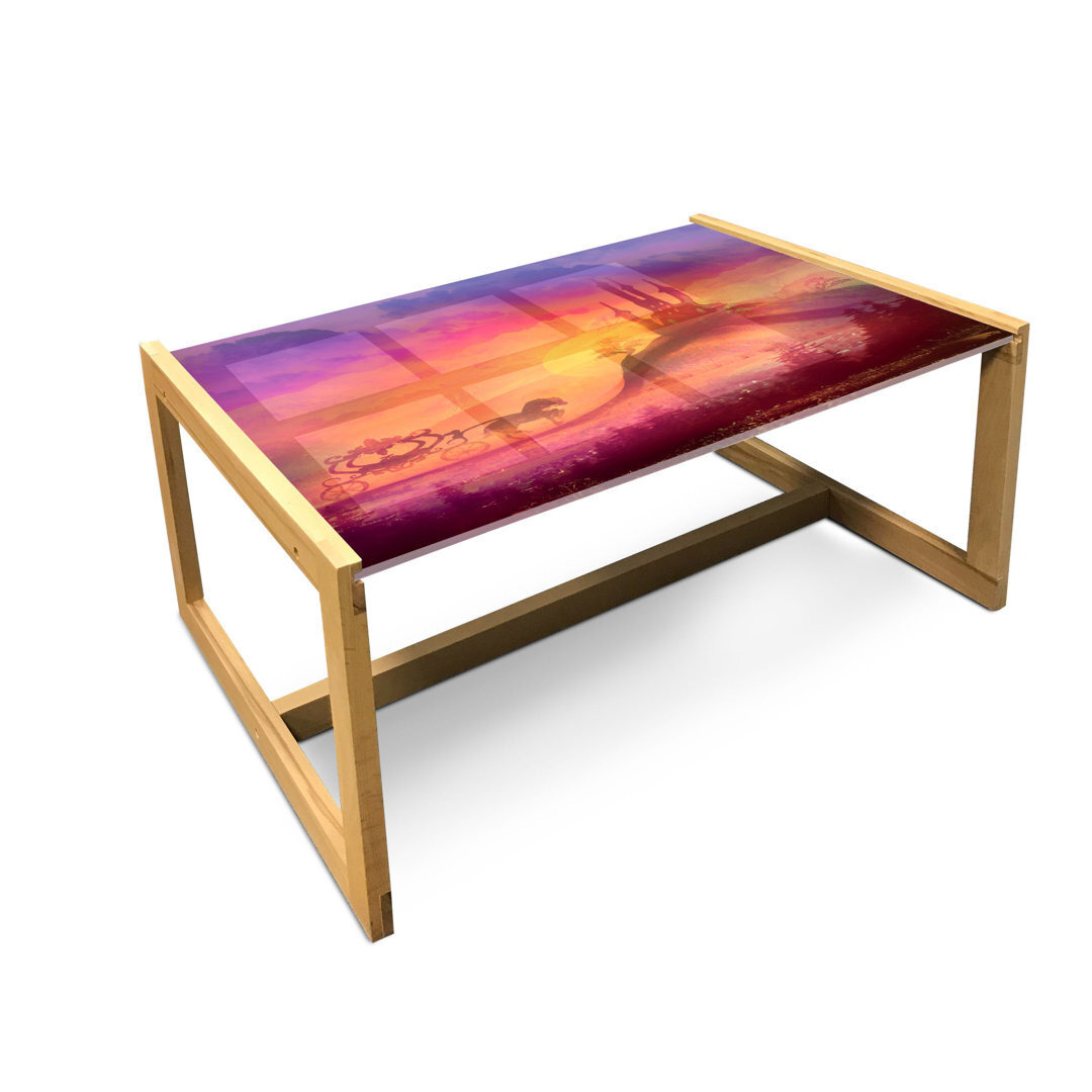 Fantasy Coffee Table, Gothic Medieval Castle And Carriage Horse ...