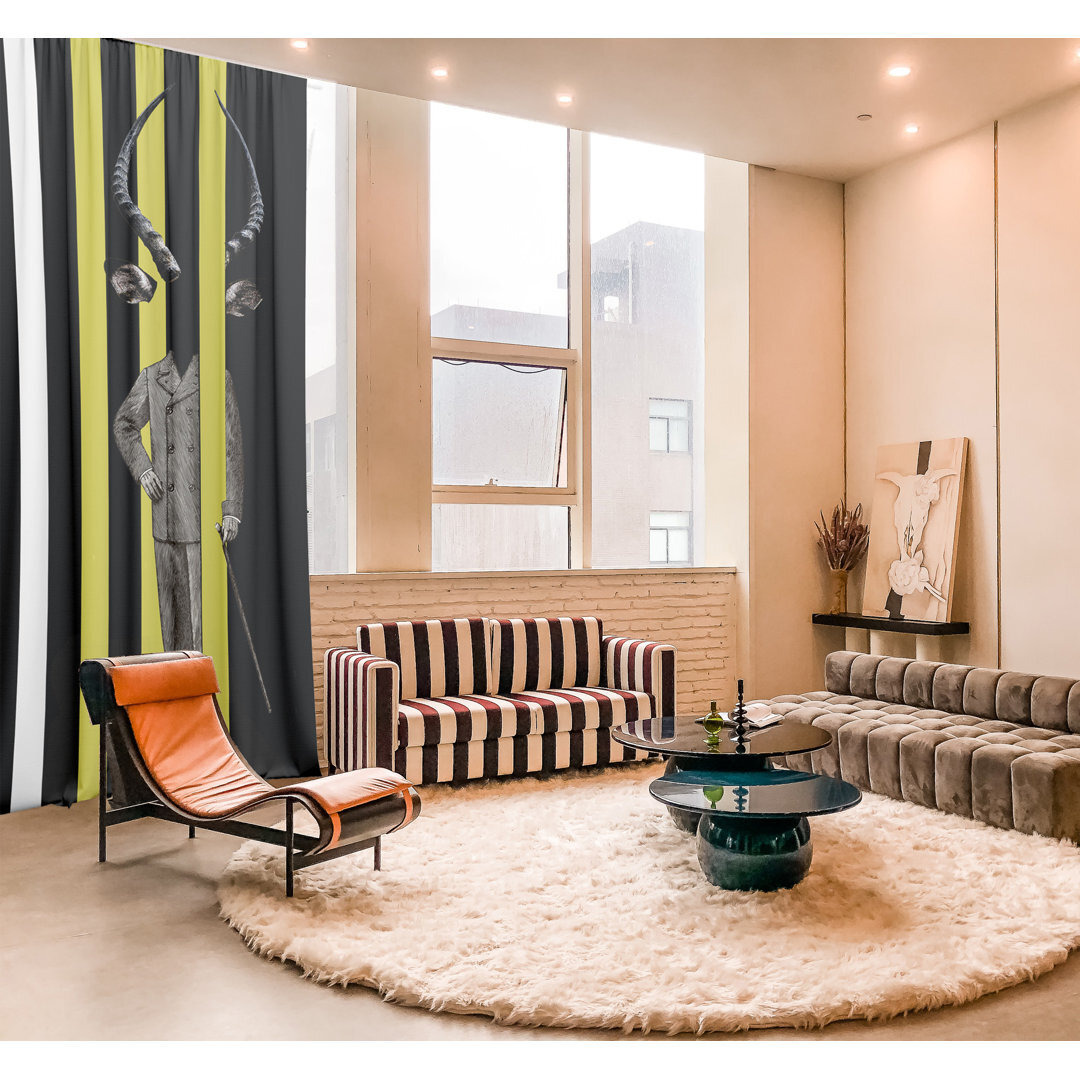 Jamespatrick Illusion Slot Top Blackout Curtains by Wayfair | ufurnish.com