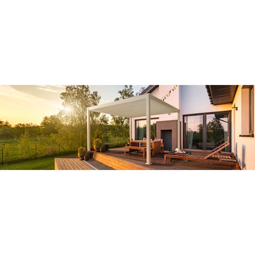 Pergola 3m x 3m - Aluminum Pergola by Wayfair | uFurnish.com