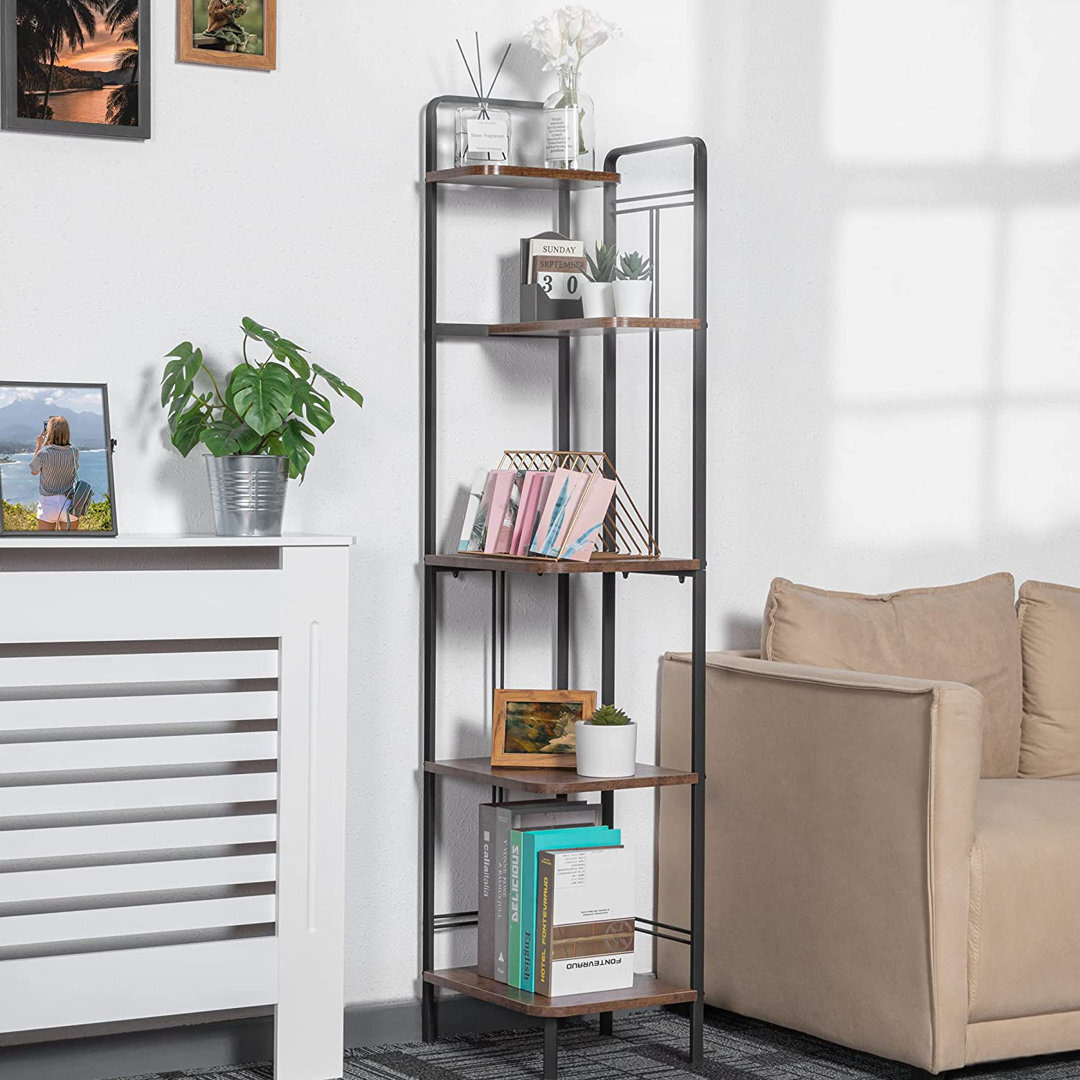 Bounaga Corner Bookcase by Wayfair | ufurnish.com