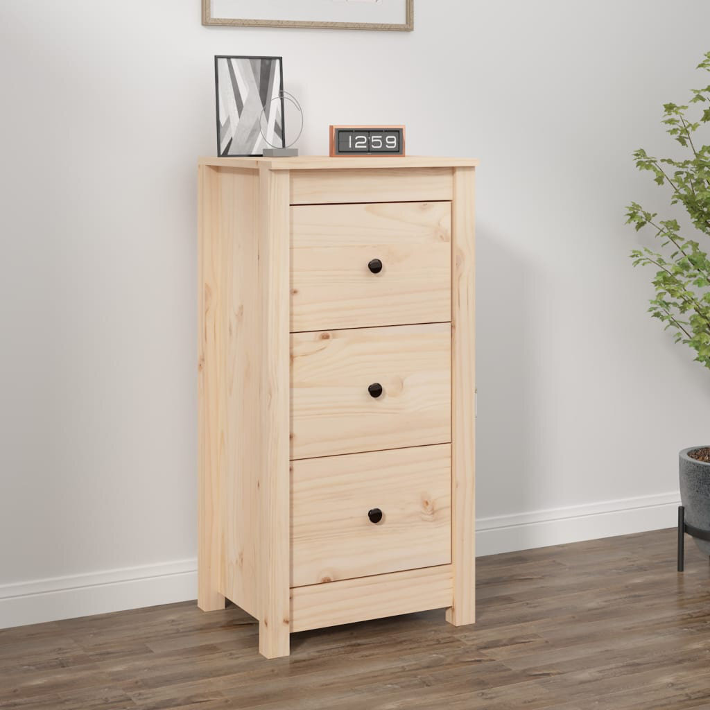 Boxrah 40cm Wide 3 Drawer Pine Wood Sideboard by Wayfair | ufurnish.com