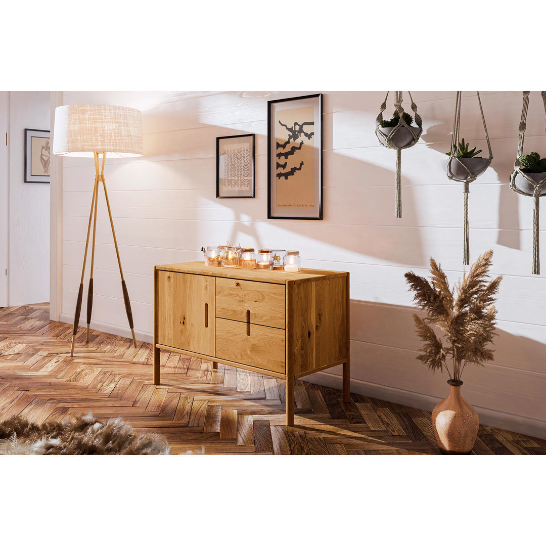 Juon 2 Drawer 97Cm W Solid Wood Combi Chest by Wayfair | ufurnish.com