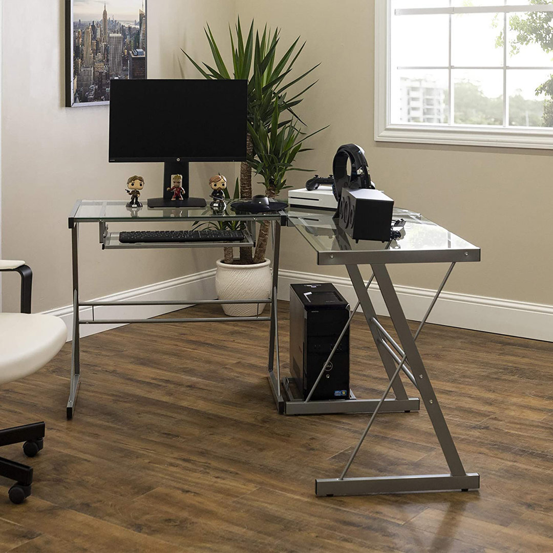 Ajmy 130Cm W L-Shape Computer Desk by Wayfair | ufurnish.com