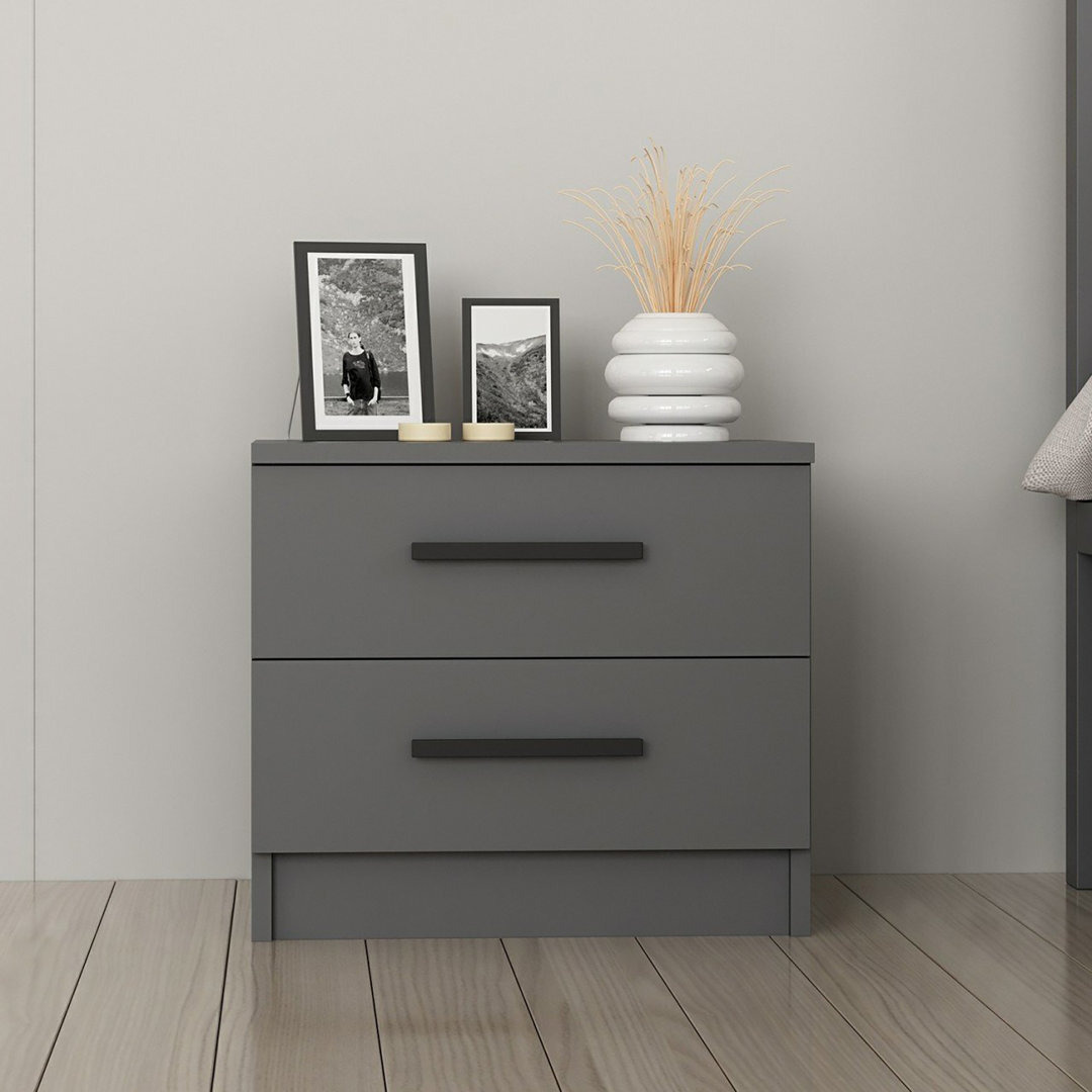 Lexton 2 Drawer Bedside Table by Wayfair | ufurnish.com