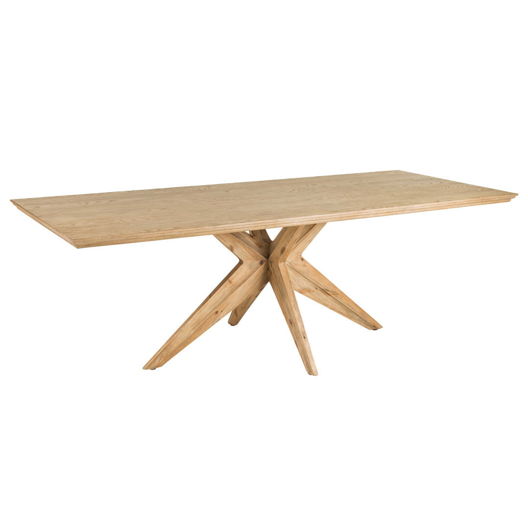 Dormody 240Cm Solid Oak Pedestal Dining Table by Wayfair | ufurnish.com