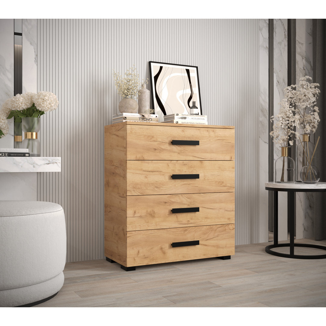 Bergamo 80cm Chest Of Drawers by Wayfair | ufurnish.com