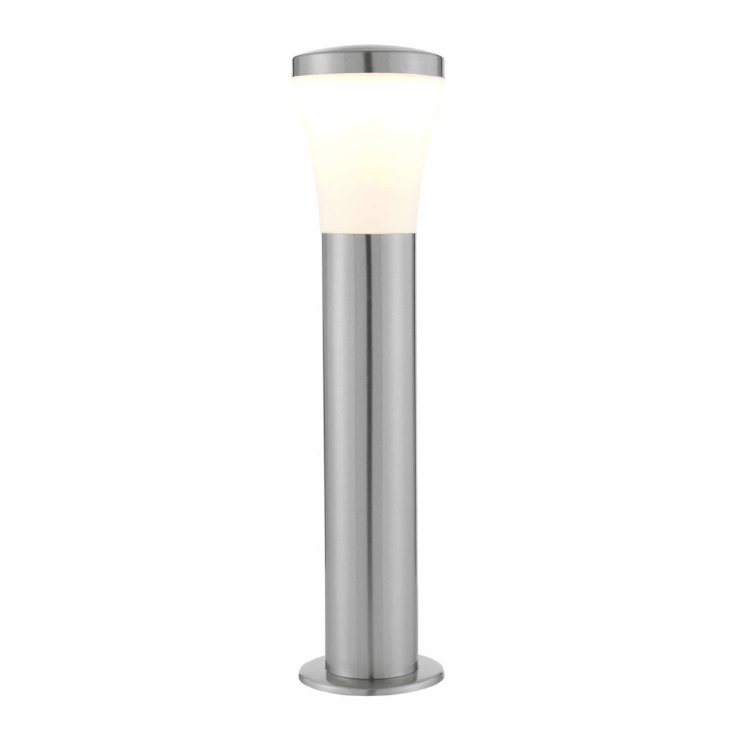 Frede Brushed Stainless Steel Integrated LED Metal Bollard Light by ...