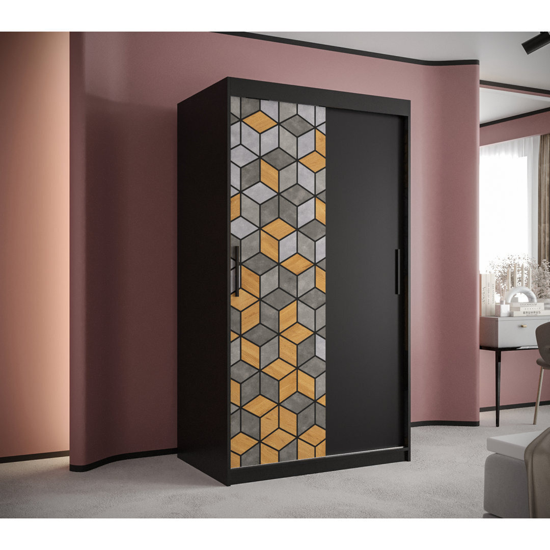 Emiliah 2 Door Manufactured Wood Wardrobe by Wayfair | ufurnish.com