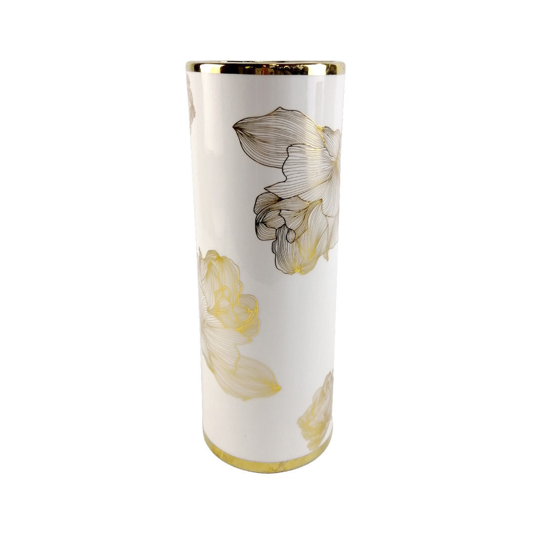 Classy Ceramic Vase for the Living Room, Floral Design Vase Decor by ...