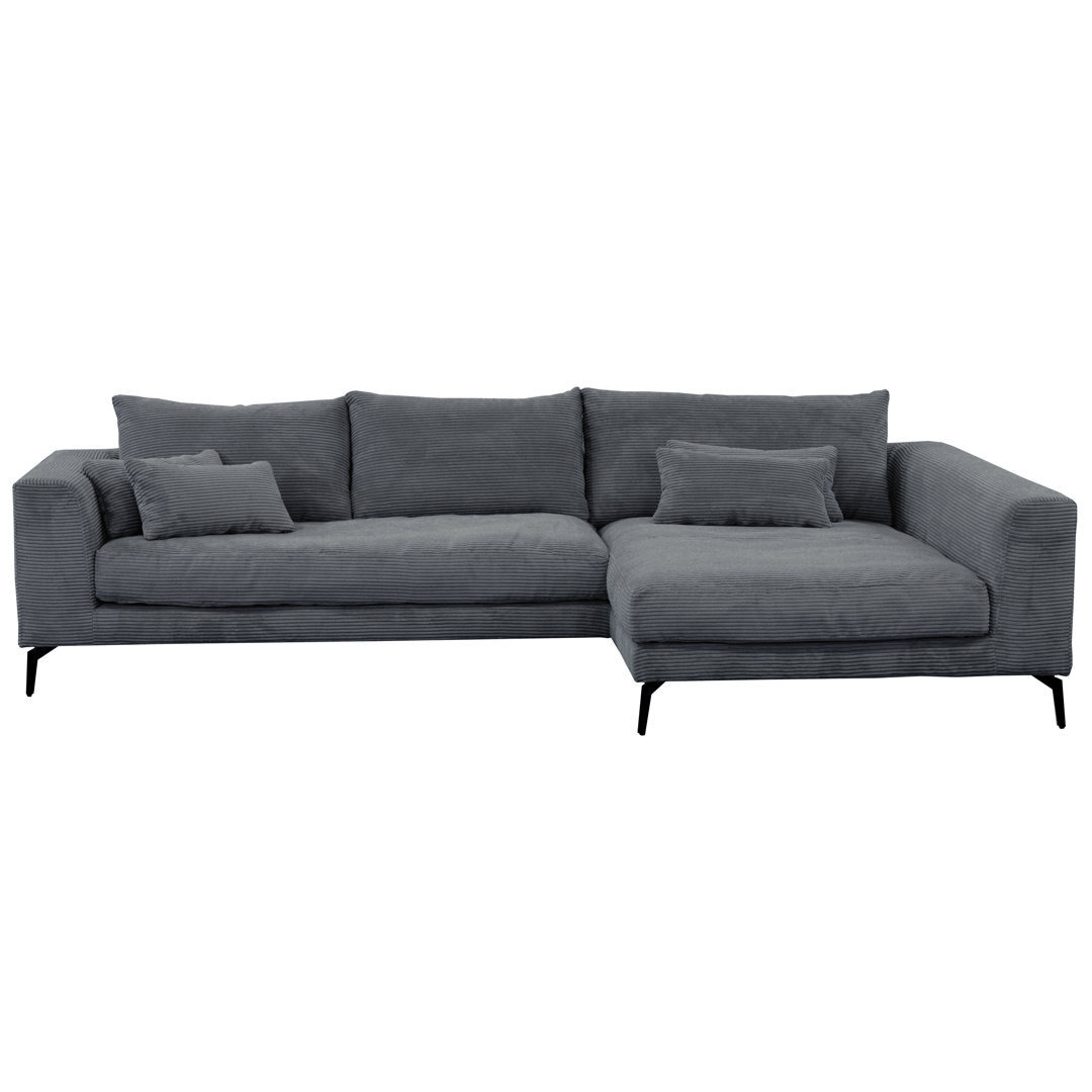 Cahoe Corner Sofa in Cord Fabric by Wayfair | ufurnish.com