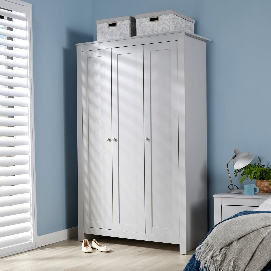 Alandrea 3 Door Manufactured Wood Wardrobe by Wayfair | ufurnish.com