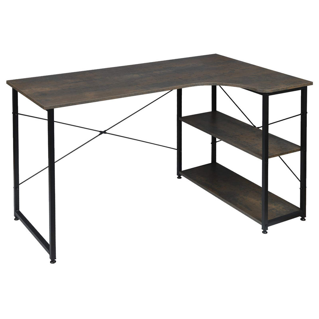 Aalon 120Cm W L-Shaped Computer Desk by Wayfair | ufurnish.com