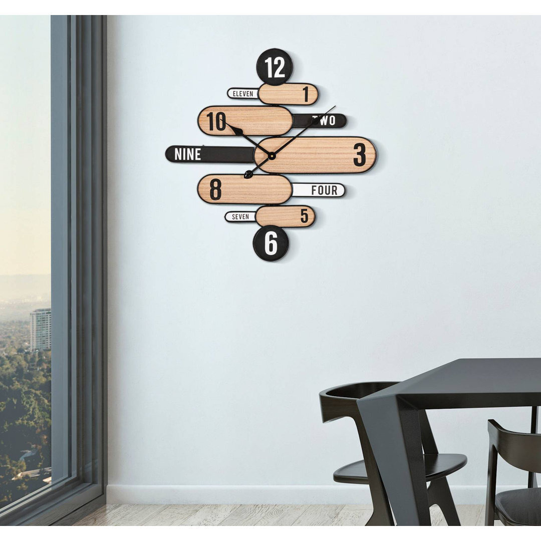 Wall Clock Direction Cm 60X5x60 by Wayfair | ufurnish.com