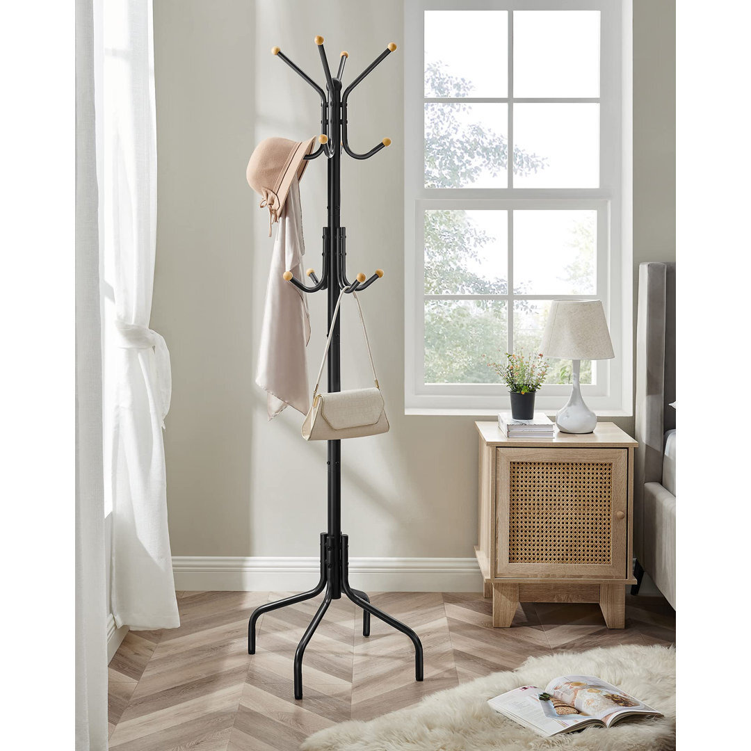 Knudtson Metal Freestanding 12 - Hook Coat Stand by Wayfair | ufurnish.com