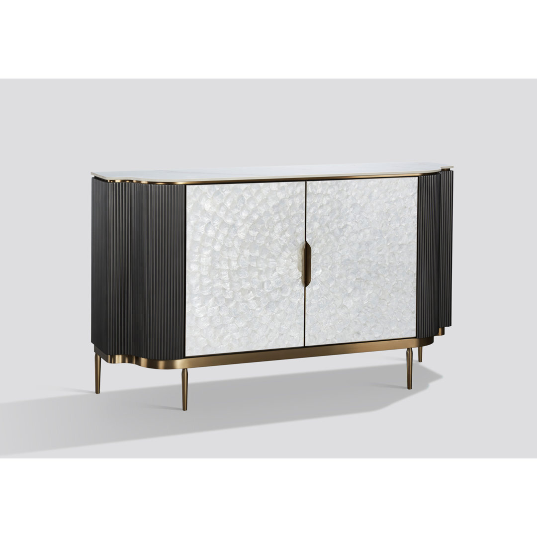 Aveah Stilig Marble Top Sideboard by Wayfair | ufurnish.com