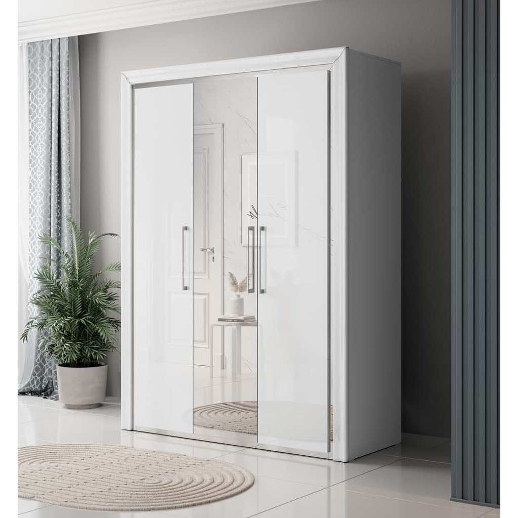 Miyani 3 Door Wardrobe by Wayfair | ufurnish.com