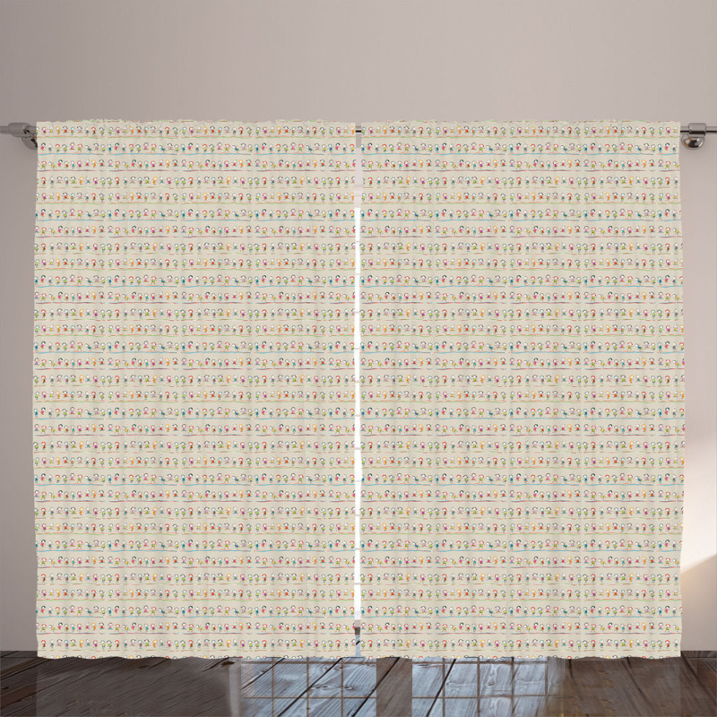 Rustic curtain, dancing girls and boys, multicolored by Wayfair ...