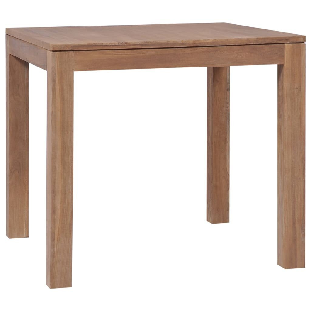 Diggins Fixed Teak Solid Wood Four Leg Dining Table by Wayfair ...