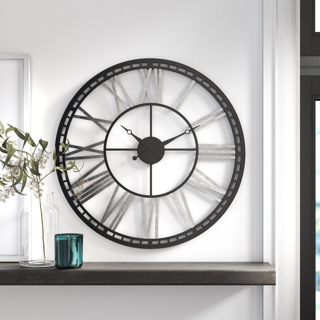 Oversized Renner Industrial Iron Wall Clock - 70 cm / 27.5 in by ...