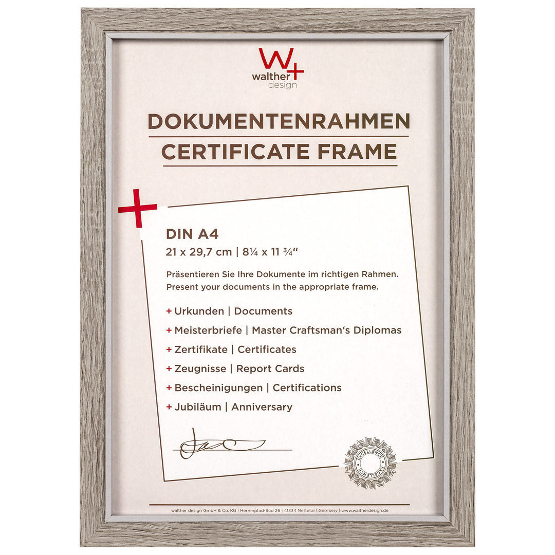 Hygge Wood Document Frame by Wayfair | ufurnish.com