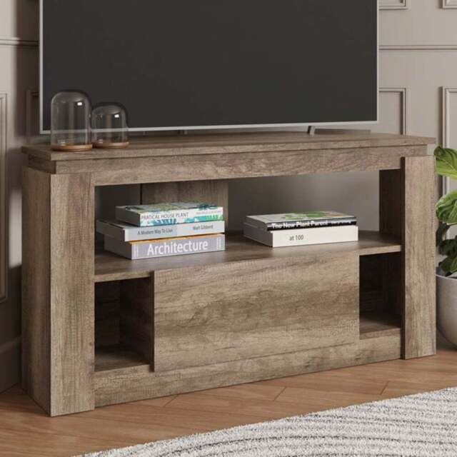 GFW Canyon Single Drawer Single Shelf Oak Corner TV Unit by wilko ...