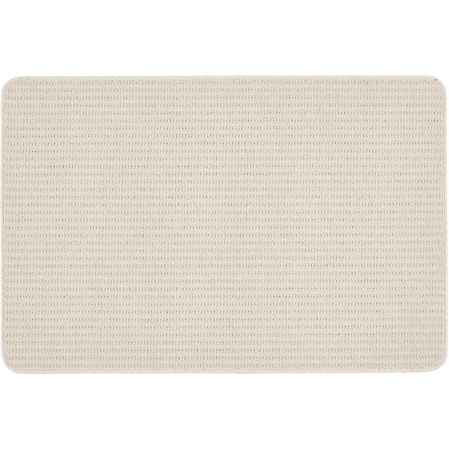 My Mat Ivory Sculptured Waffle Texture Washable Rug 80 x 120cm by Wilko ...