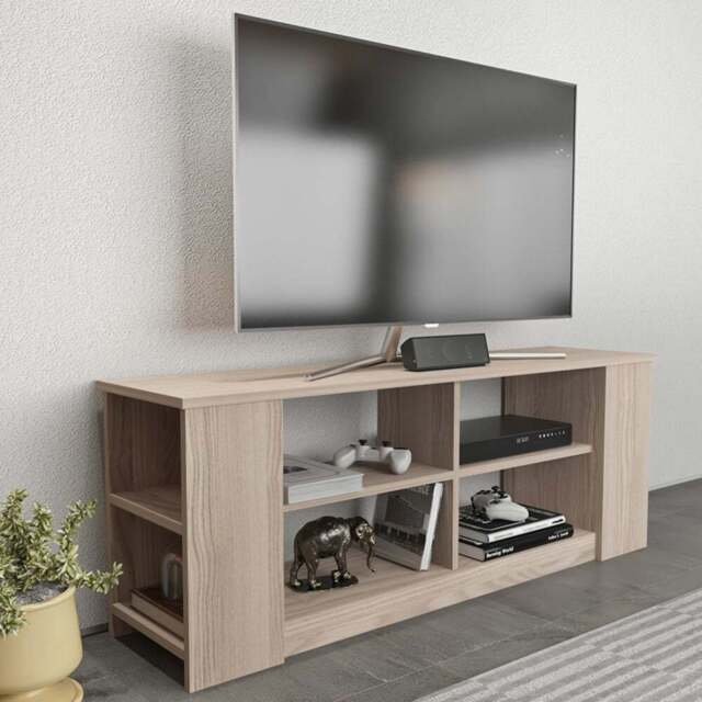 Decorotika Space 8 Shelf White TV Unit by Wilko | ufurnish.com