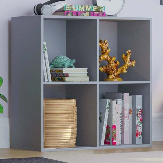 Vida Designs Durham 2 x 2 Grey Cube Storage Unit by Wilko | ufurnish.com