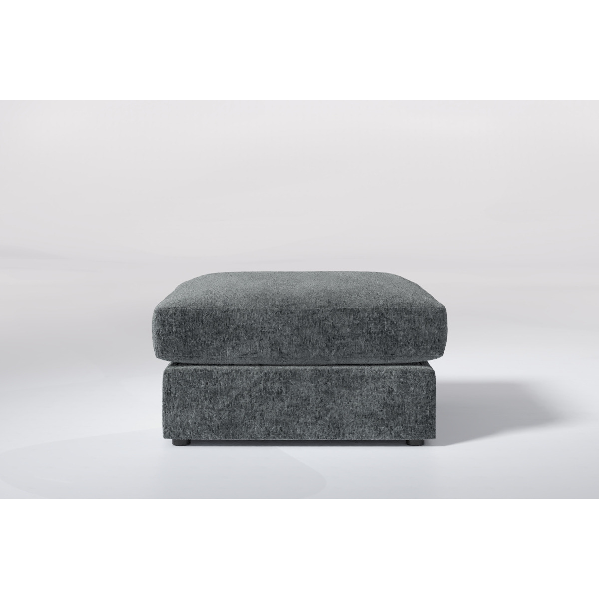 Zofa Dark Grey Large Storage Stool - 7th Heaven Midi Nickel by Zofa ...