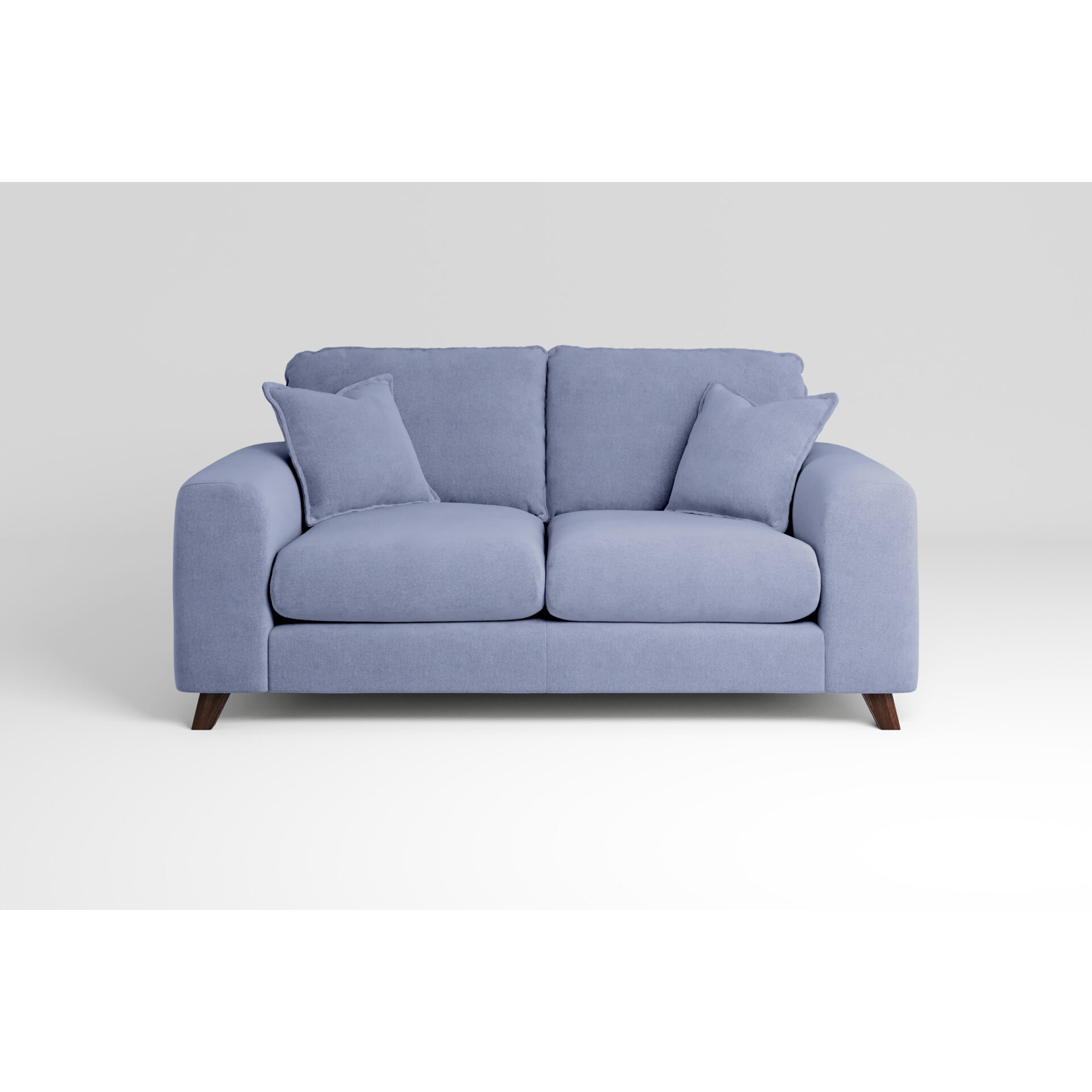 Serenity - 2 Seater Sofa in Brushed Wool Feel Denim | Comfortable and Intimate Seating Solution ...