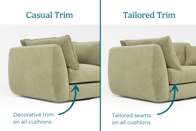 Utopia - 4 Piece Open End - Rearrangeable Modular Sofa - Cotton Blend ...