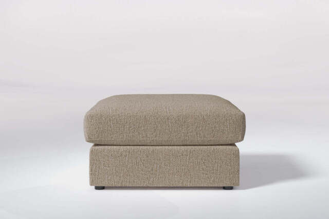 Serenity - Large Storage Stool - Chunky Textured Weave Linen by Zofa ...