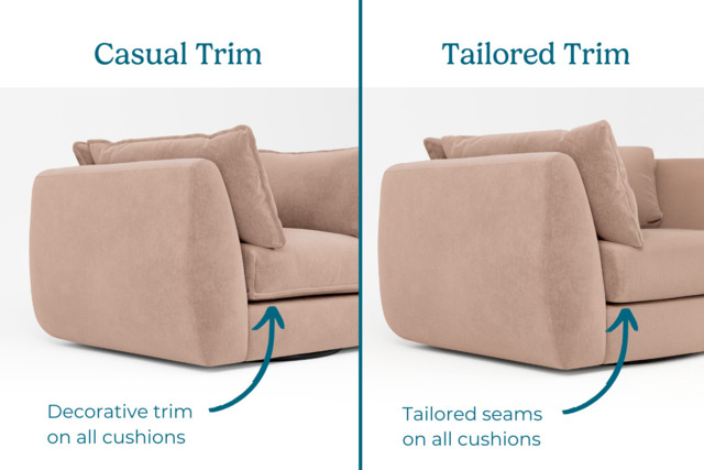 Utopia - 4 Piece Open End with Footstool - Rearrangeable Modular Sofa ...