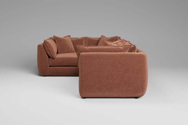 Utopia - 4 Piece - Rearrangeable Modular Sofa - Luxe Woven Velvet ...