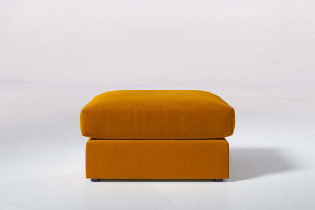 7th Heaven Maxi - Large Storage Stool - Soft Touch Velvet Saffron by ...