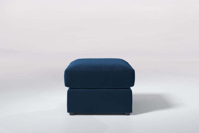 Muse - Small Storage Stool - Soft Touch Velvet Royal Blue by Zofa ...