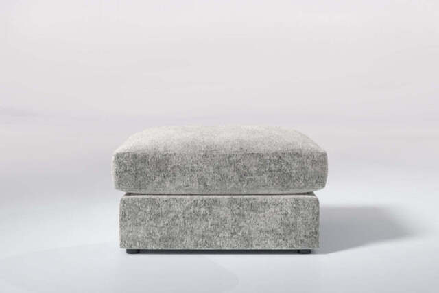 Cloud Nine - Large Storage Stool - Luxe Textured Velvet Cloud by Zofa ...